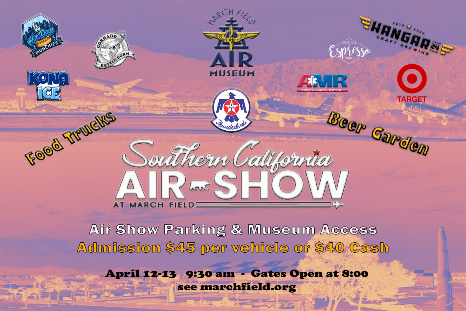 Airshow - March Field Air Museum Parking | March Field Air Museum